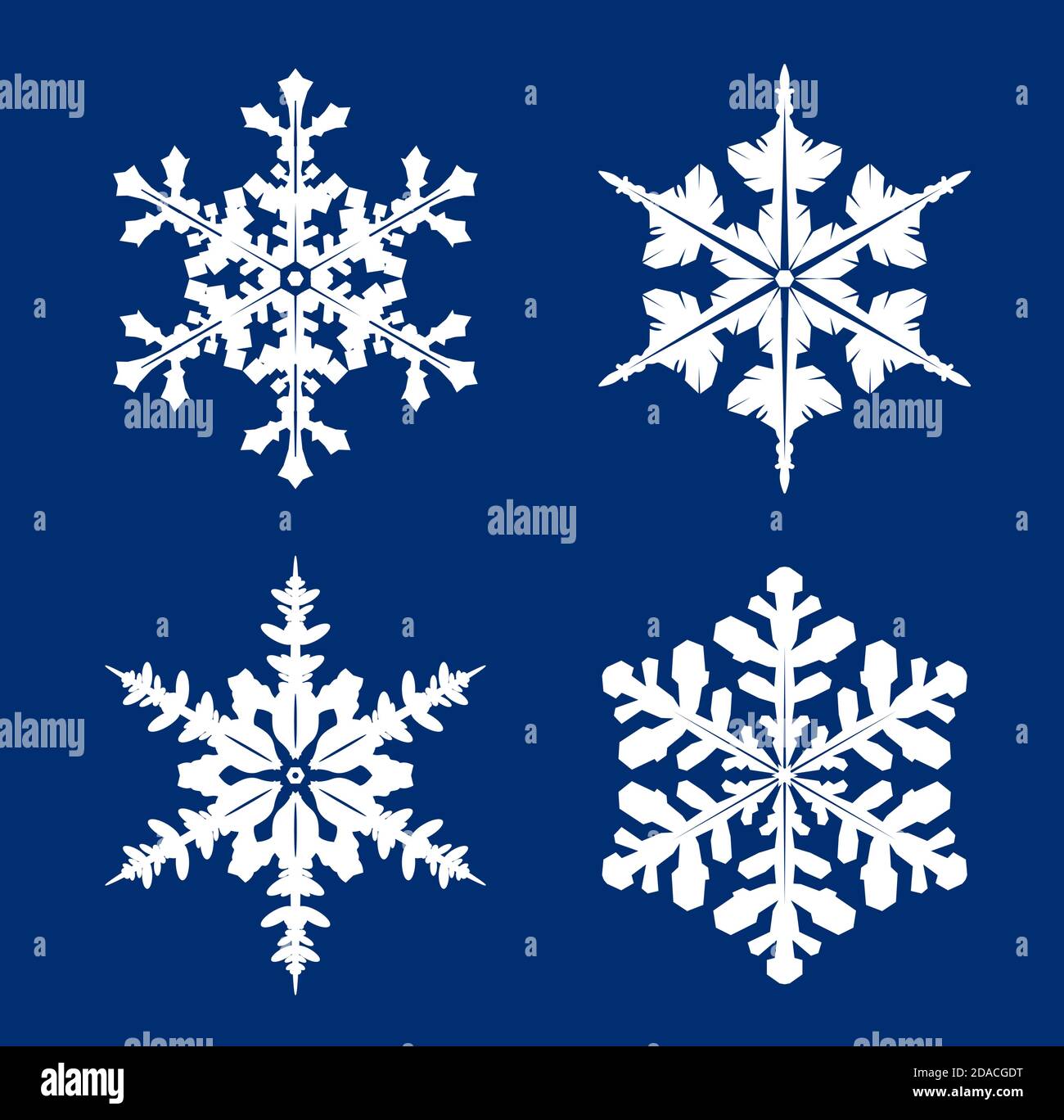 Set christmas white winter Stock Vector Images - Alamy