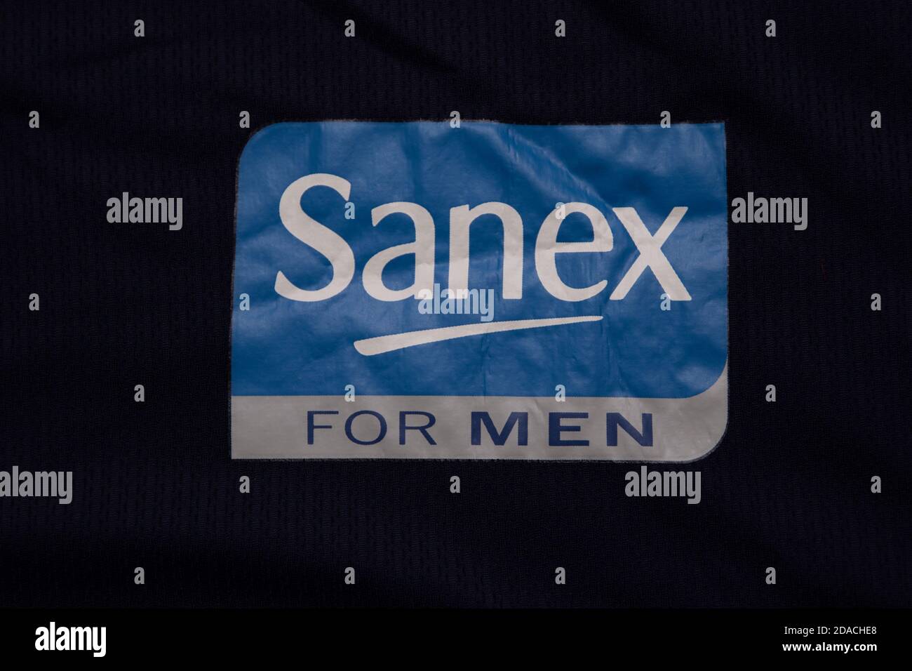 Sanex for men sponsorship logo Stock Photo - Alamy