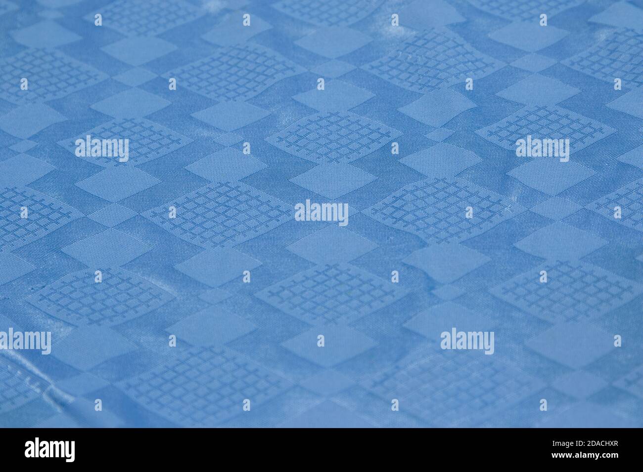 Blue Diamond Geometric Pattern on fabric Stock Photo - Alamy