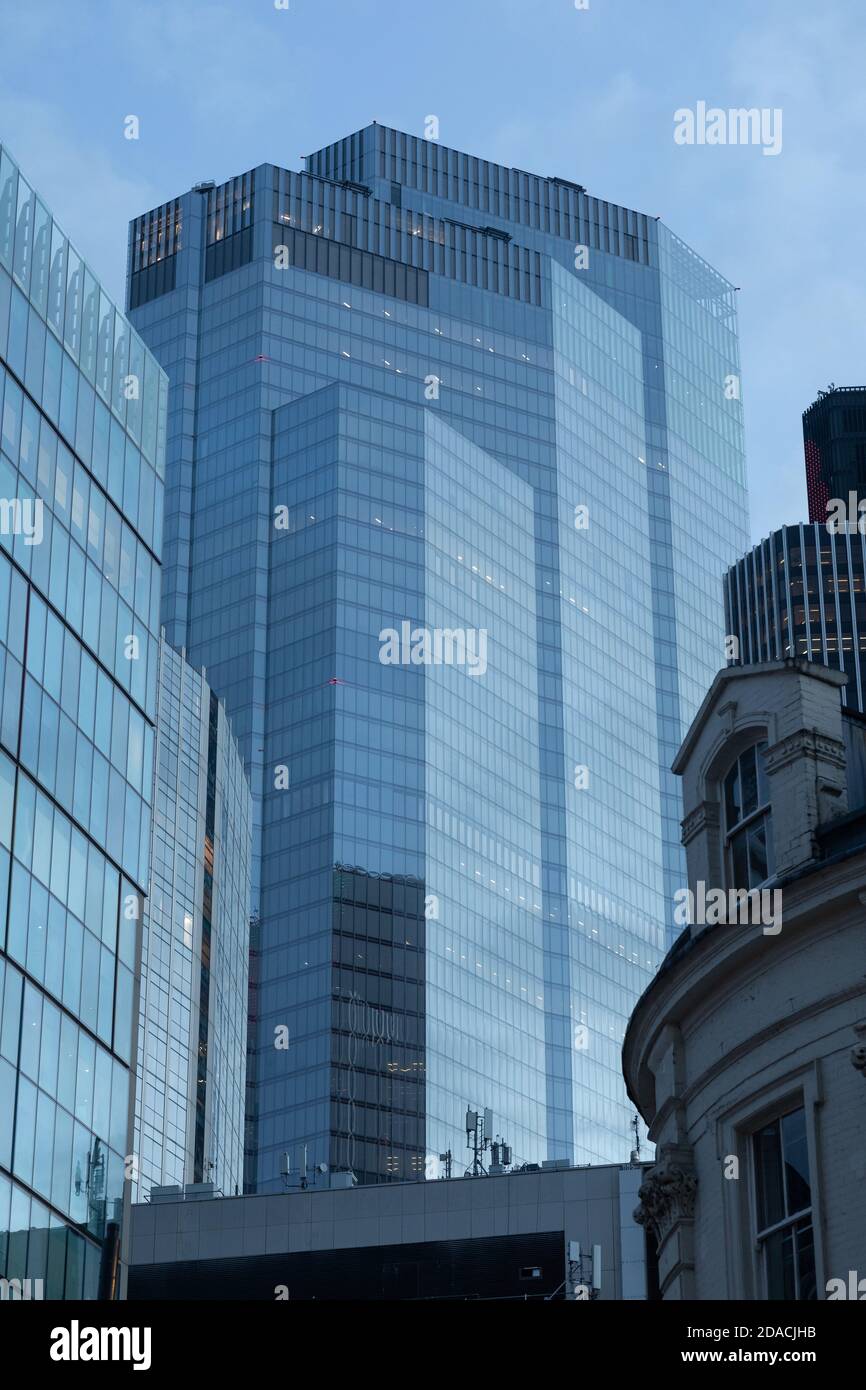 City of London Liverpool Street at Night Stock Photo - Alamy
