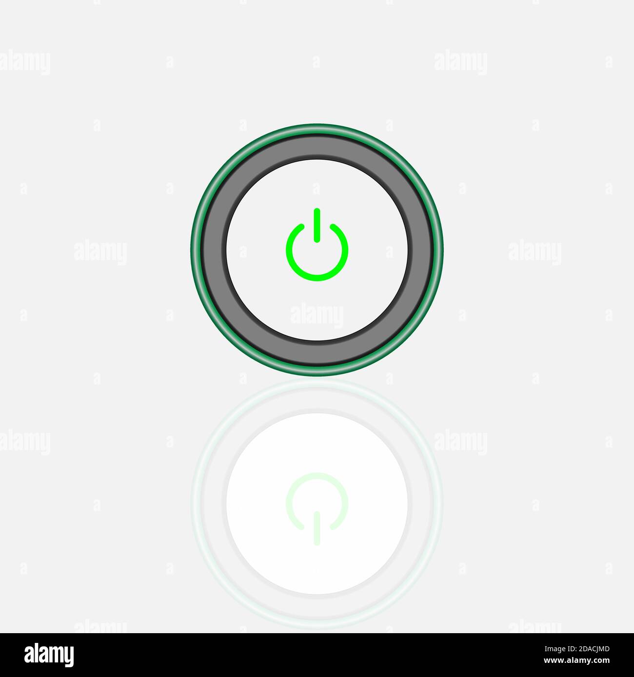 The Off buttons are enclosed in red, The On buttons are enclosed Stock ...