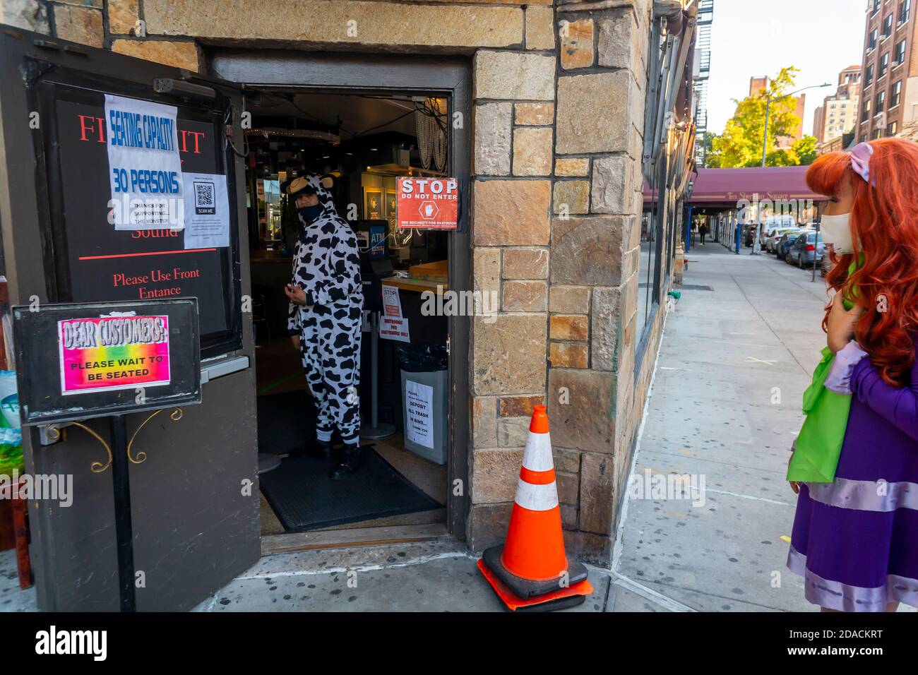 Doormen at the Monster bar in Greenwich Village in New York on Saturday ...