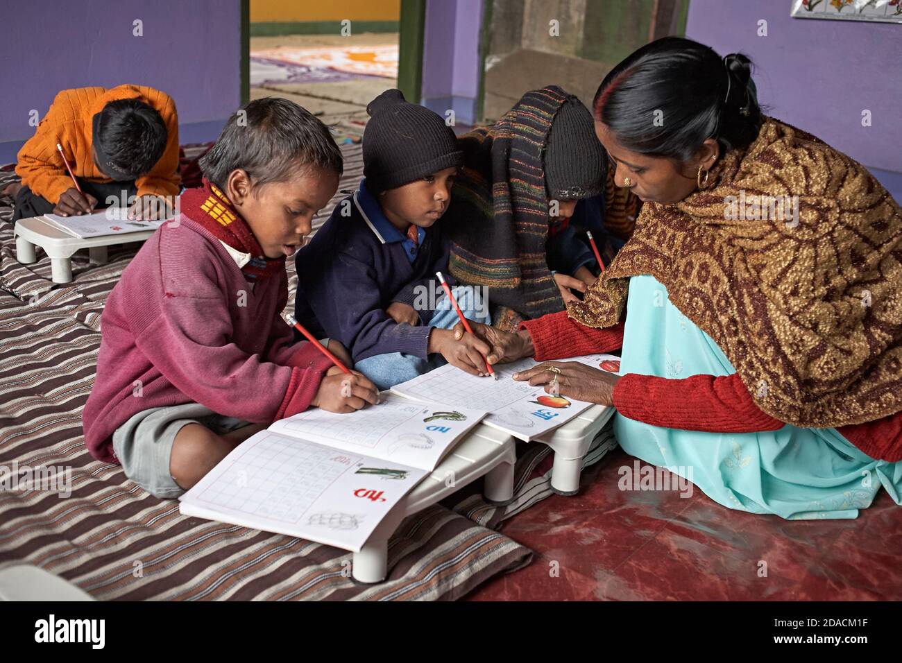 Indian school teacher in class hi-res stock photography and images - Alamy