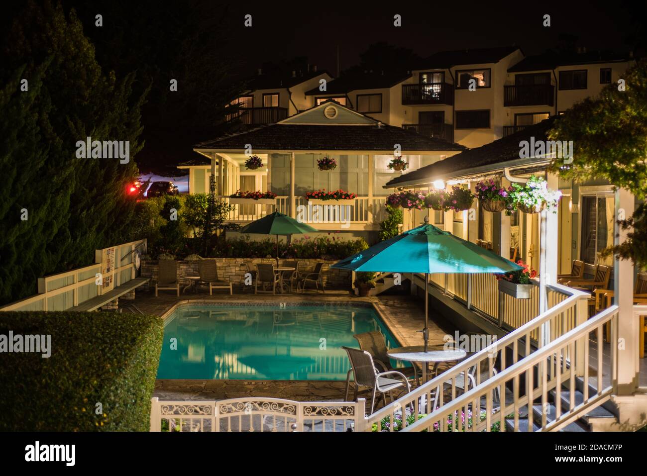 Motel pool lights hi-res stock photography and images - Alamy