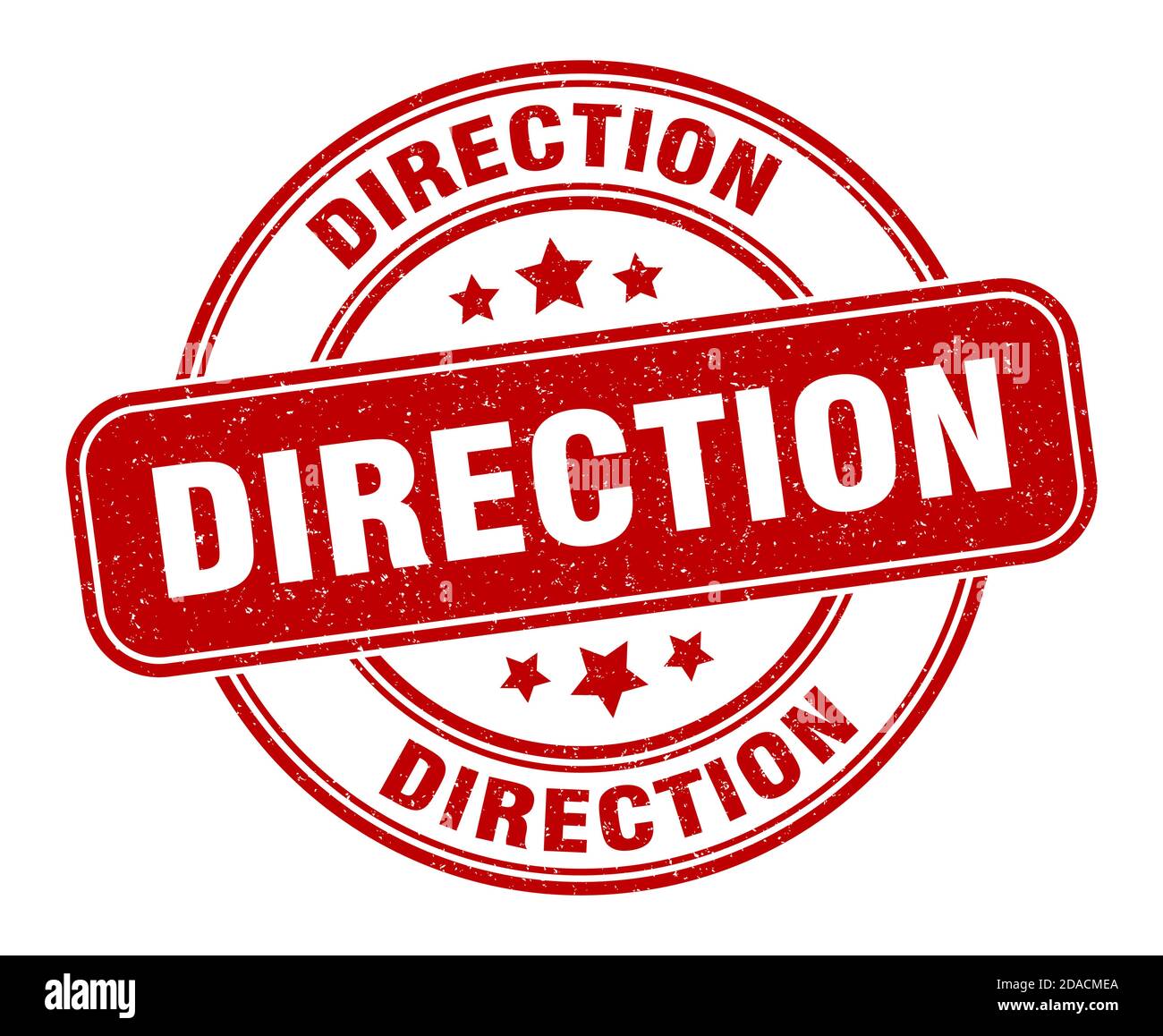 direction stamp. direction sign. round grunge label Stock Vector Image ...