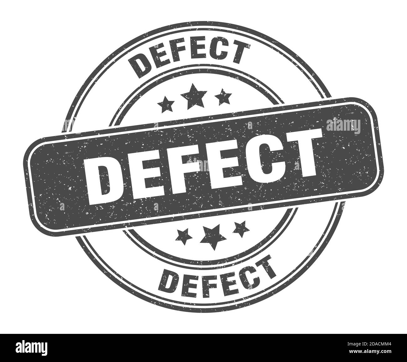 defect stamp. defect sign. round grunge label Stock Vector Image & Art ...