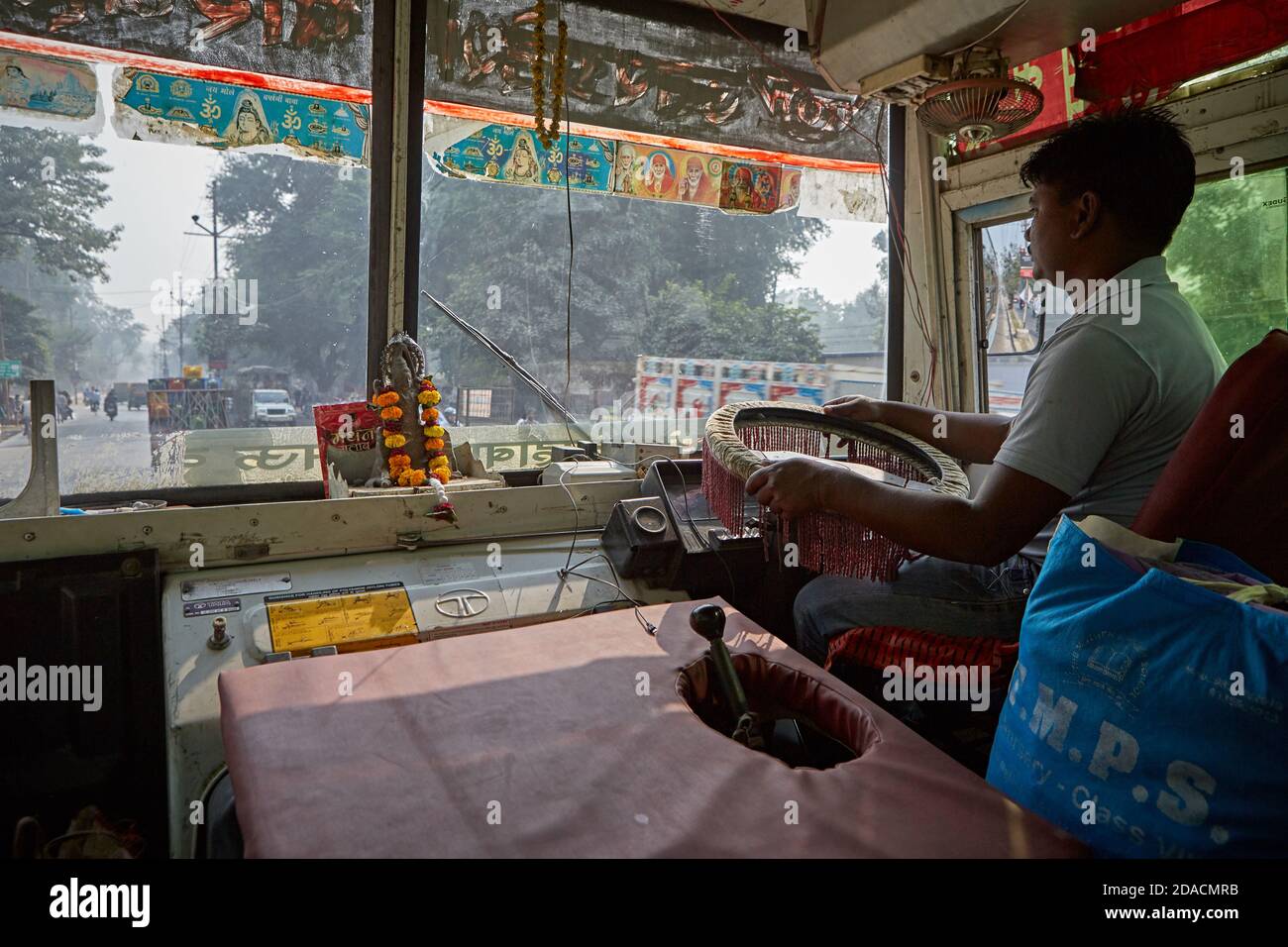 Inside bus india hi-res stock photography and images - Alamy