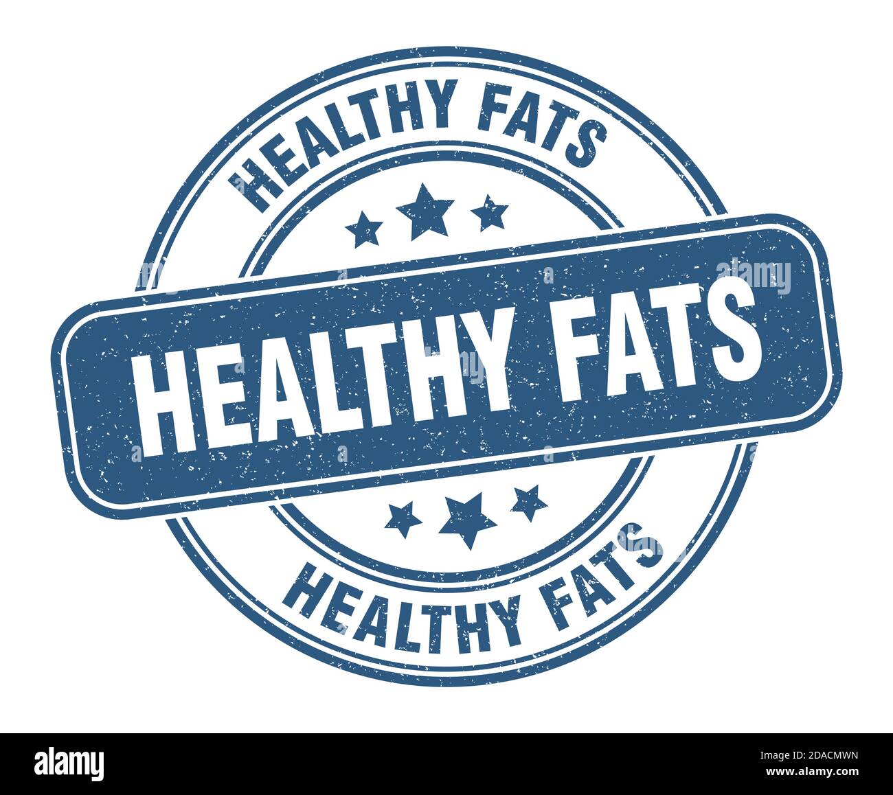healthy fats stamp. healthy fats sign. round grunge label Stock Vector ...
