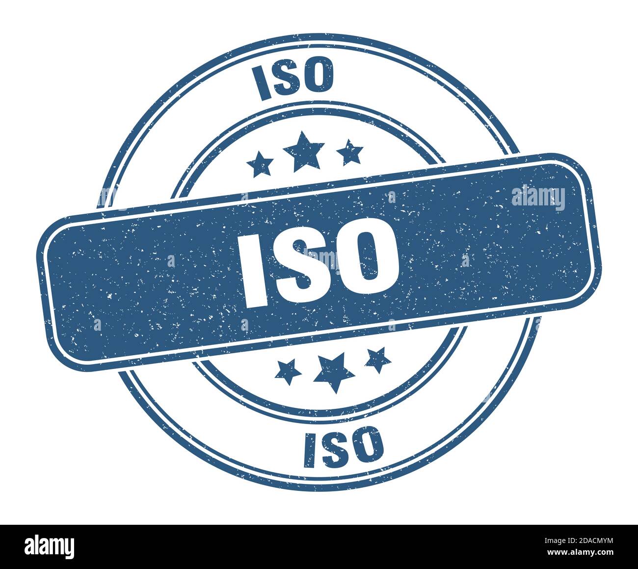 iso stamp. iso sign. round grunge label Stock Vector Image & Art - Alamy