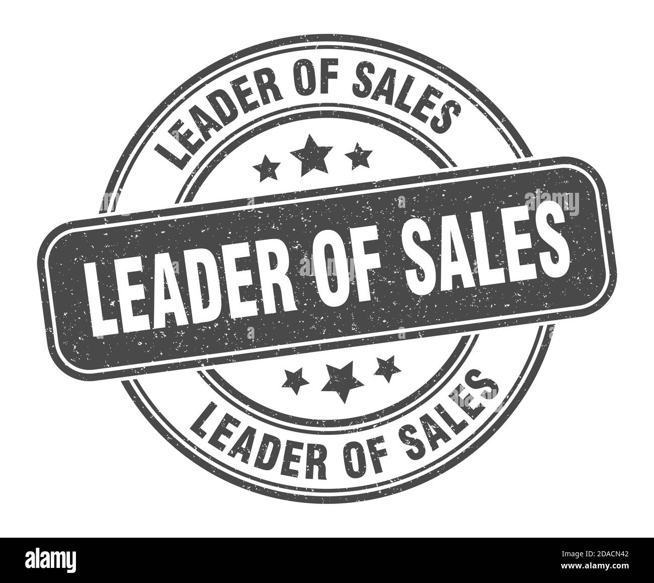 leader of sales stamp. leader of sales sign. round grunge label Stock ...