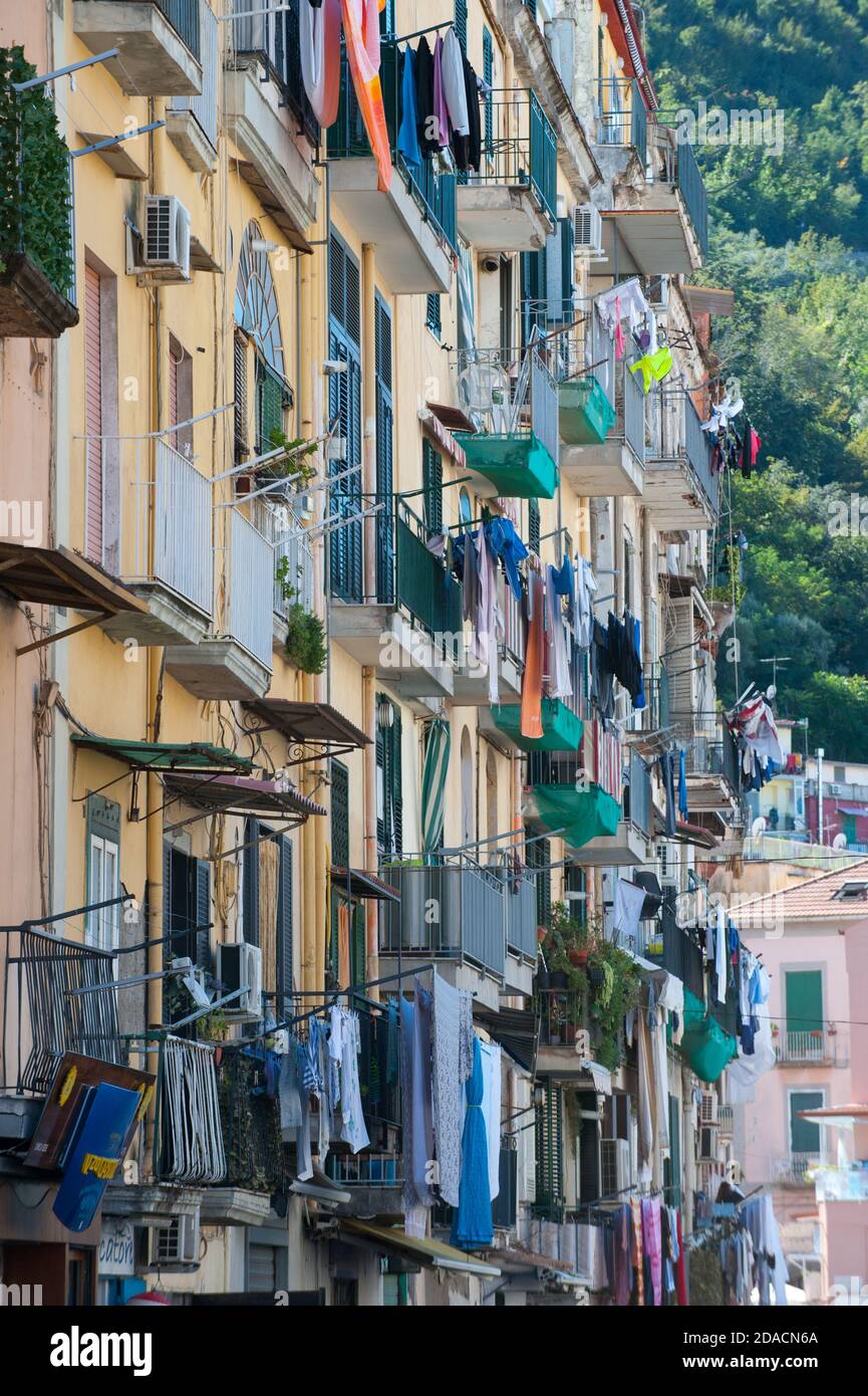 Downtown on the sea front of Castellammare di Stabia, Naples Stock ...