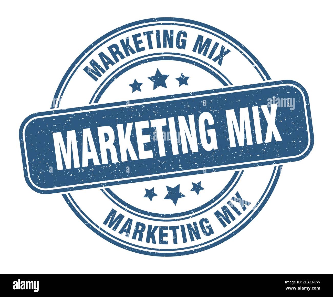 marketing mix stamp. marketing mix sign. round grunge label Stock ...