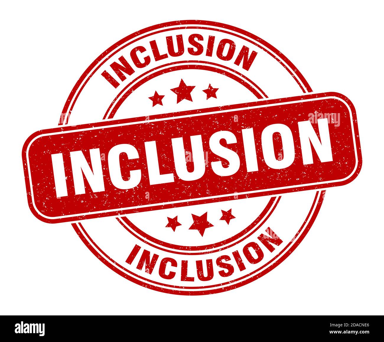 inclusion stamp. inclusion sign. round grunge label Stock Vector Image ...