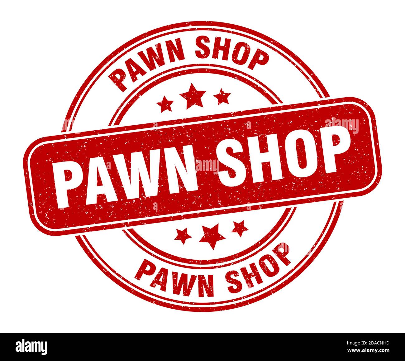 pawn shop stamp. pawn shop sign. round grunge label Stock Vector Image ...