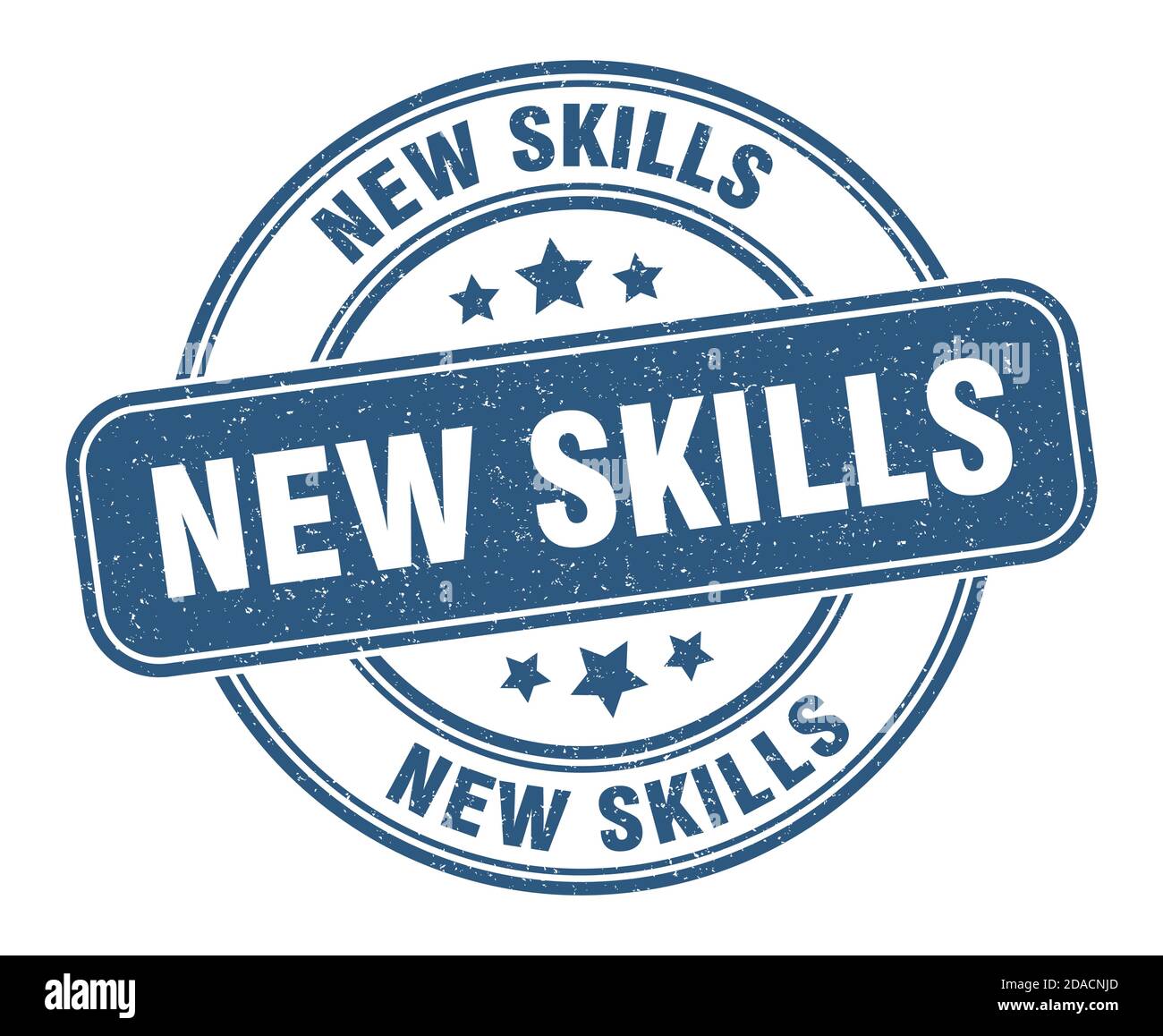 new skills stamp. new skills sign. round grunge label Stock Vector ...