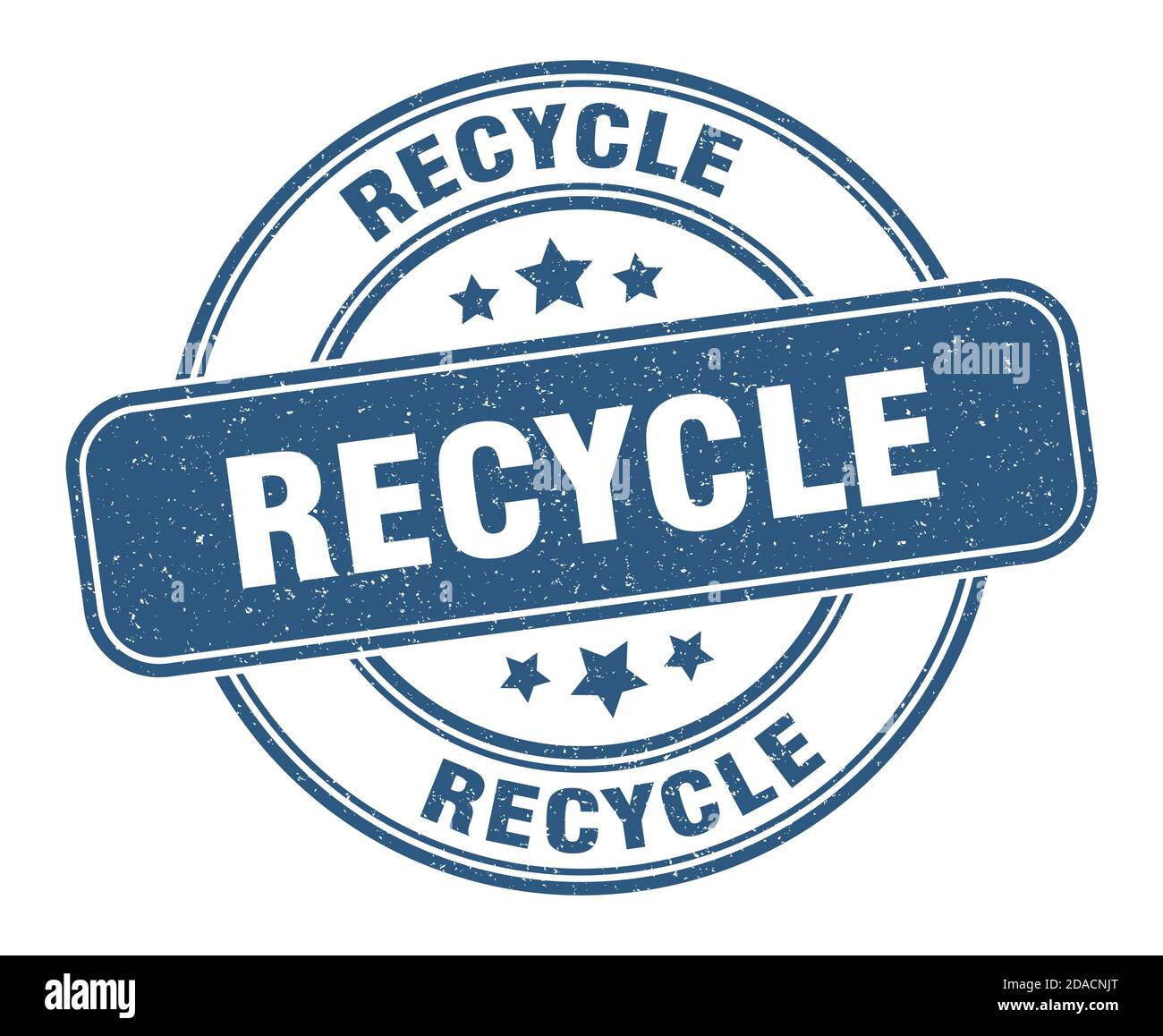 recycle stamp. recycle sign. round grunge label Stock Vector Image ...