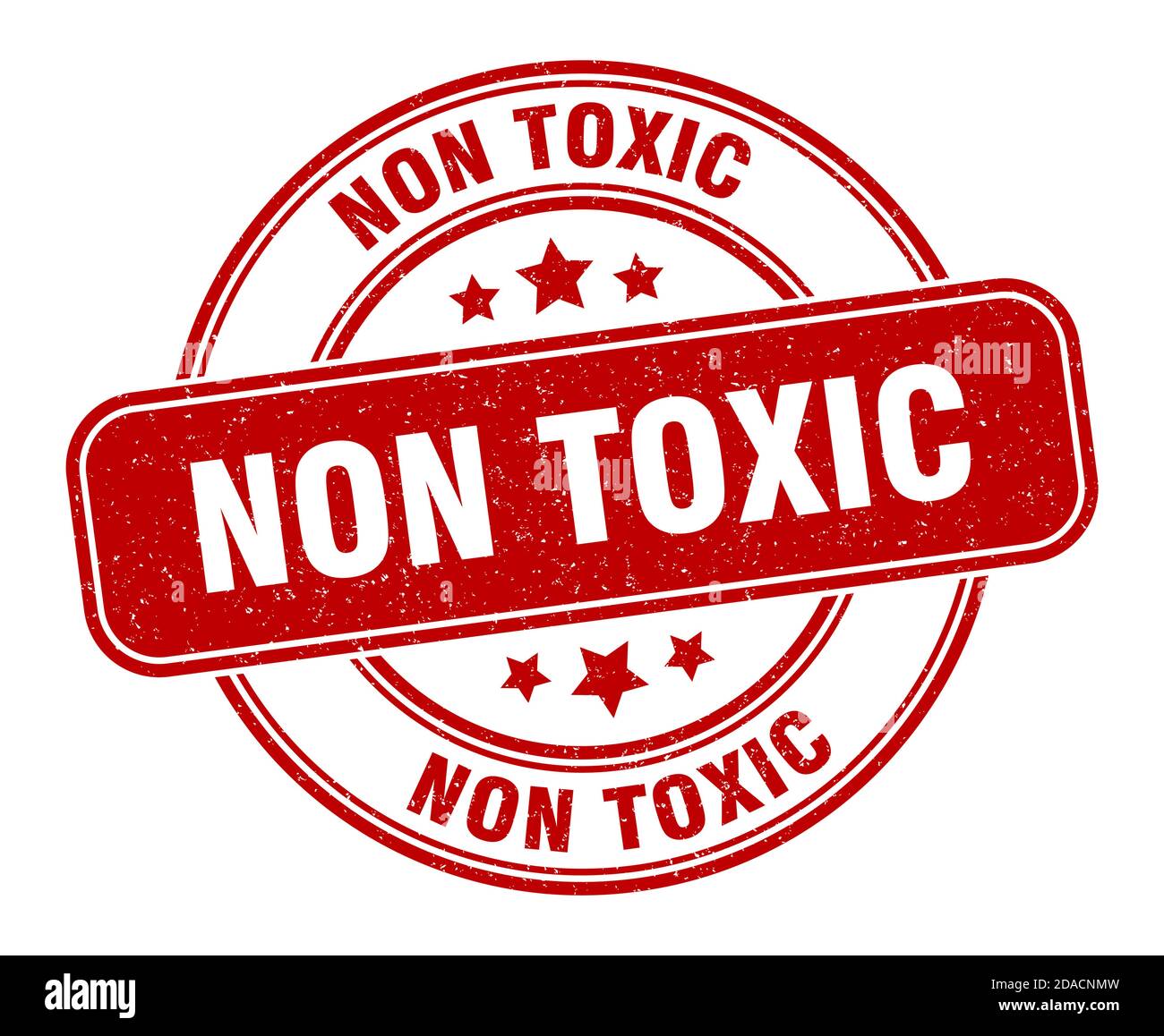 non toxic stamp. non toxic sign. round grunge label Stock Vector Image ...