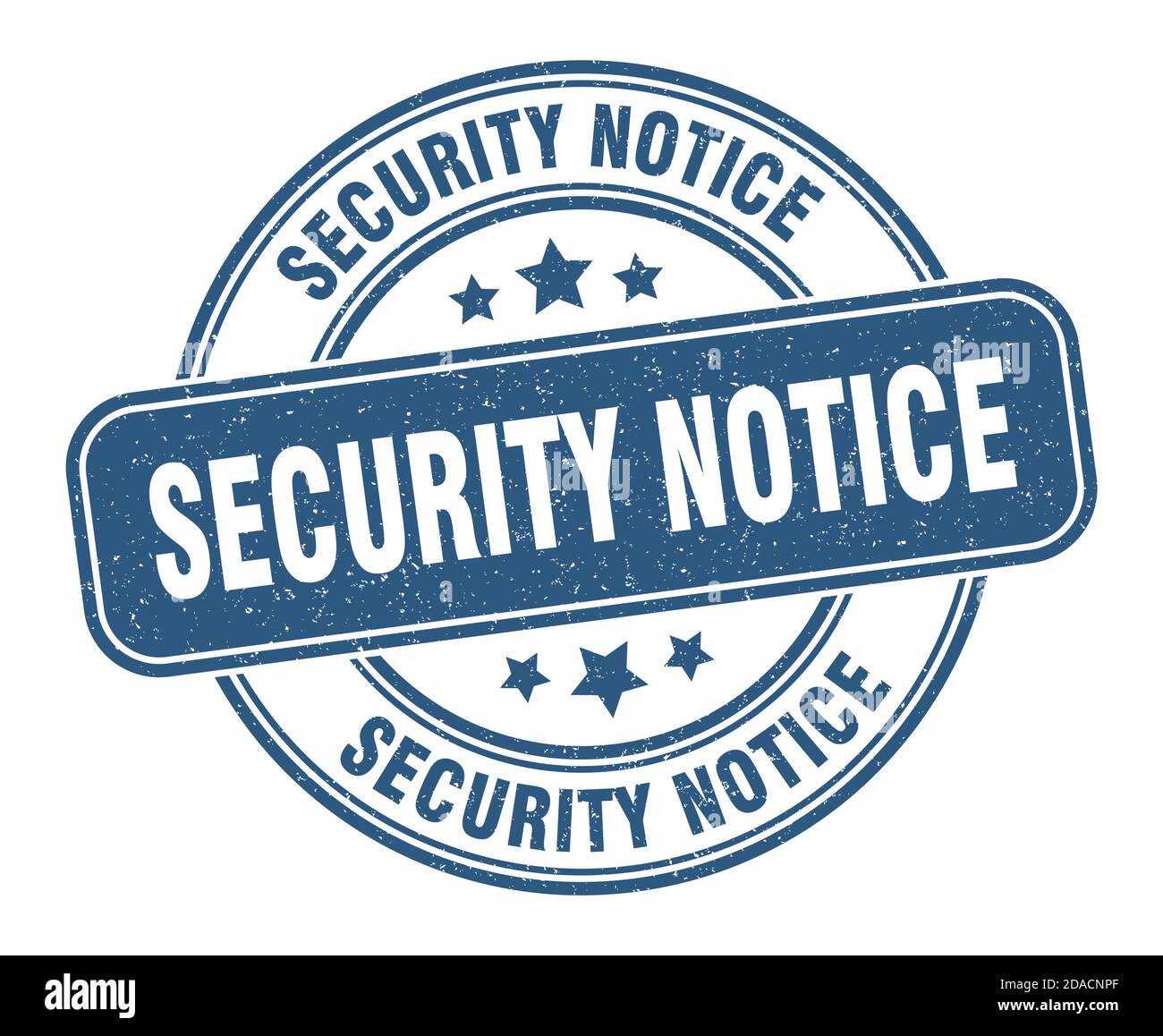 security notice stamp. security notice sign. round grunge label Stock Vector Image & Art - Alamy