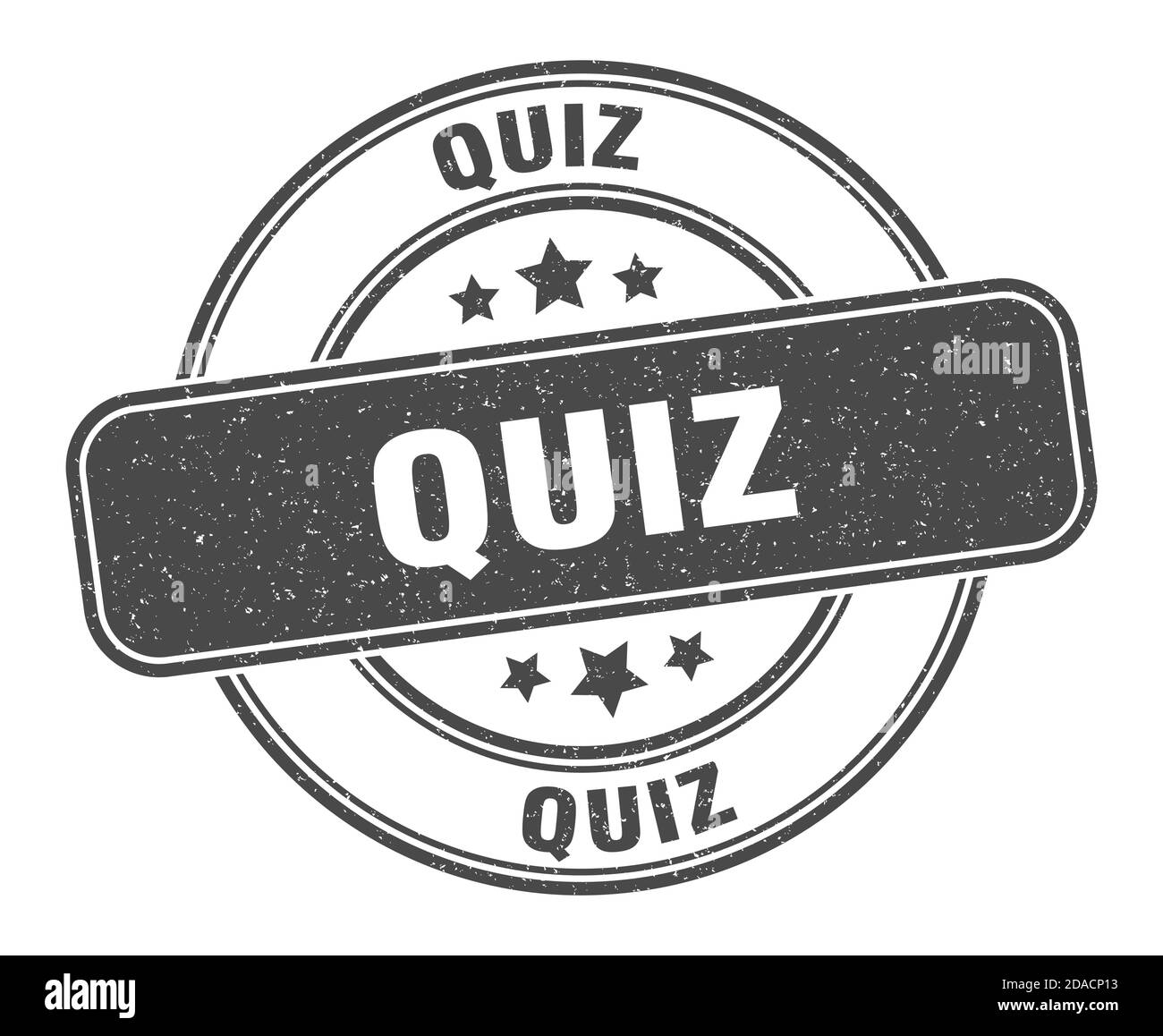 quiz stamp. quiz sign. round grunge label Stock Vector Image & Art - Alamy