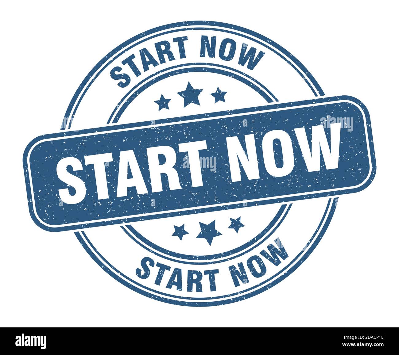 start now stamp. start now sign. round grunge label Stock Vector Image ...