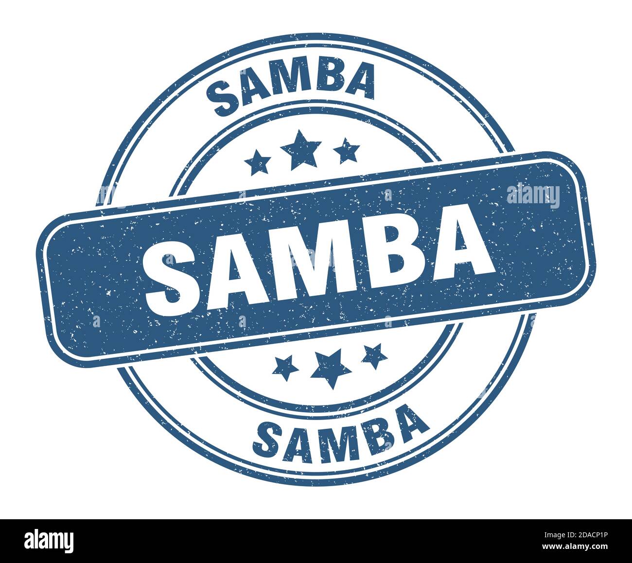 samba stamp. samba sign. round grunge label Stock Vector Image & Art ...