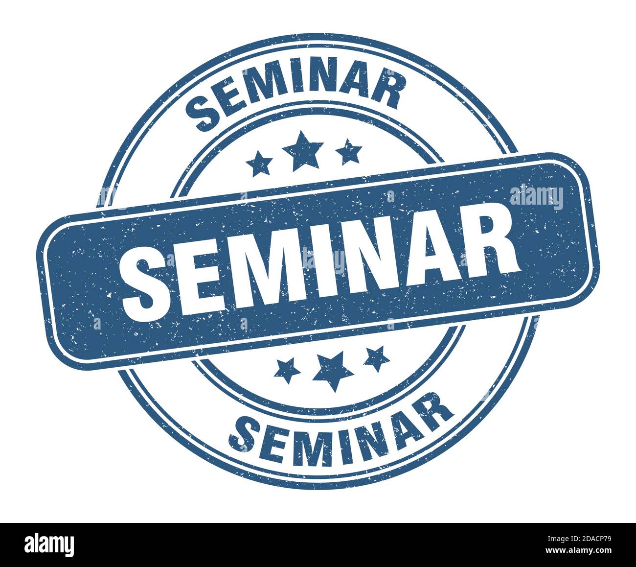 seminar stamp. seminar sign. round grunge label Stock Vector Image ...