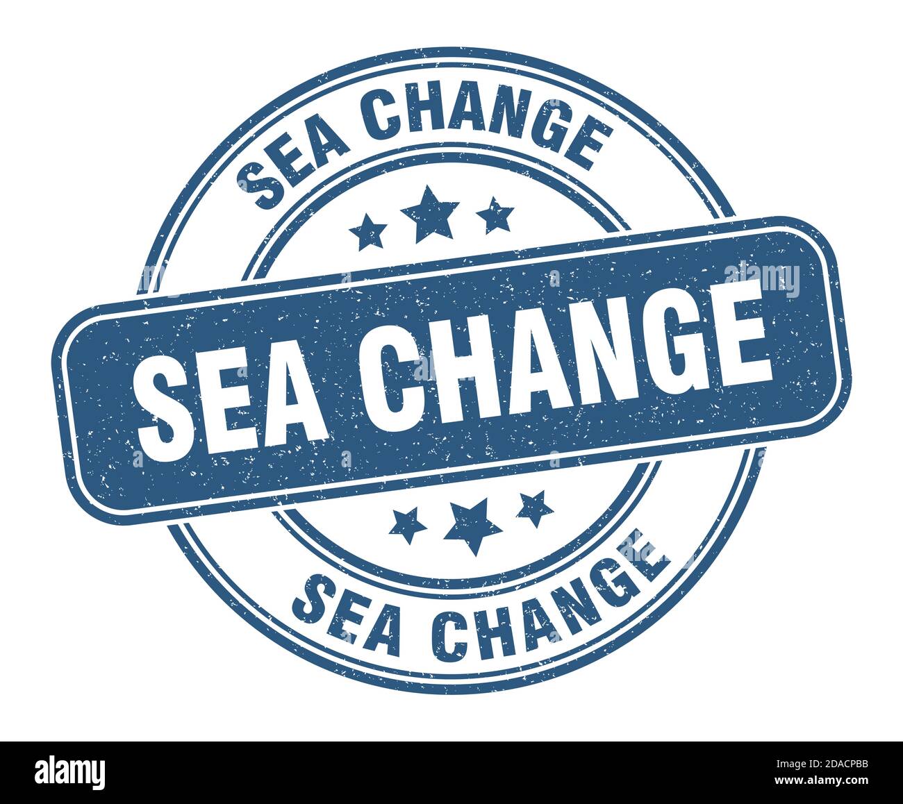 sea change stamp. sea change sign. round grunge label Stock Vector ...