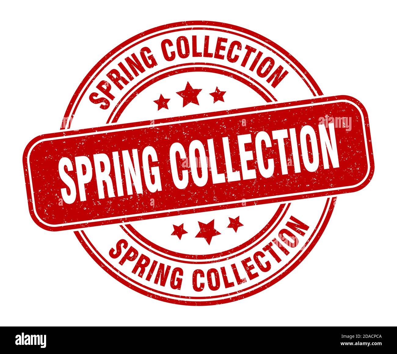 spring collection stamp. spring collection sign. round grunge label ...