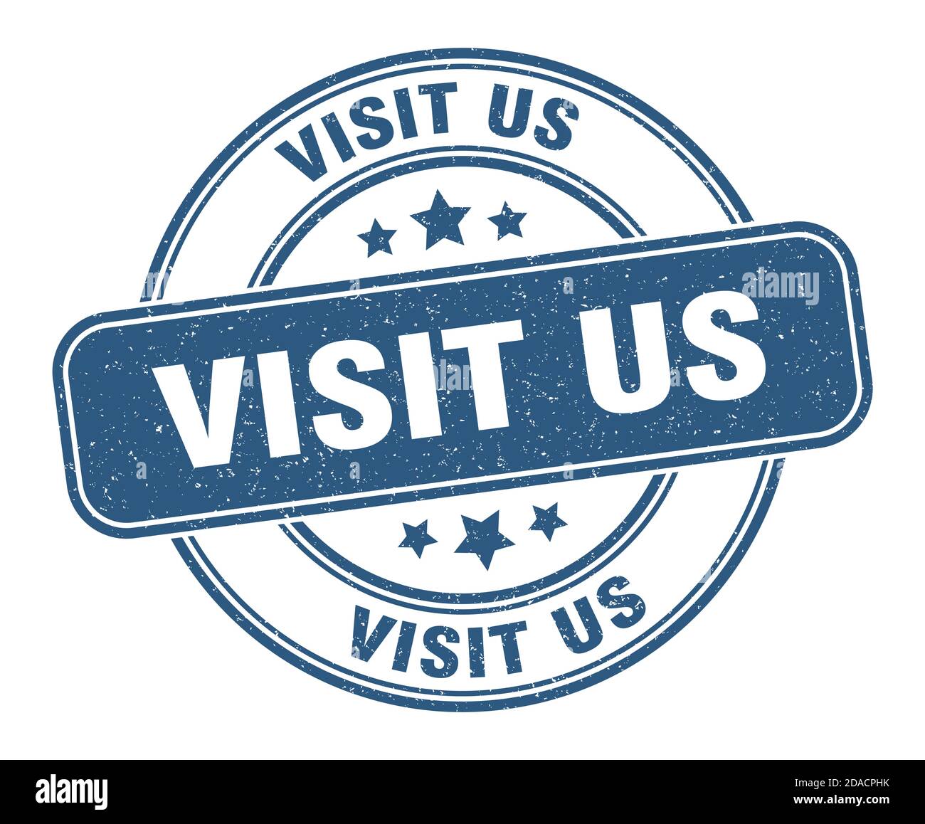 visit us stamp. visit us sign. round grunge label Stock Vector Image ...