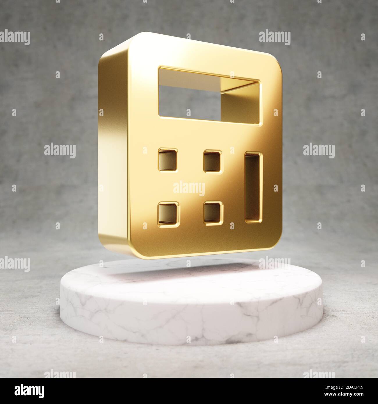 Gold calculator logo hi-res stock photography and images - Alamy