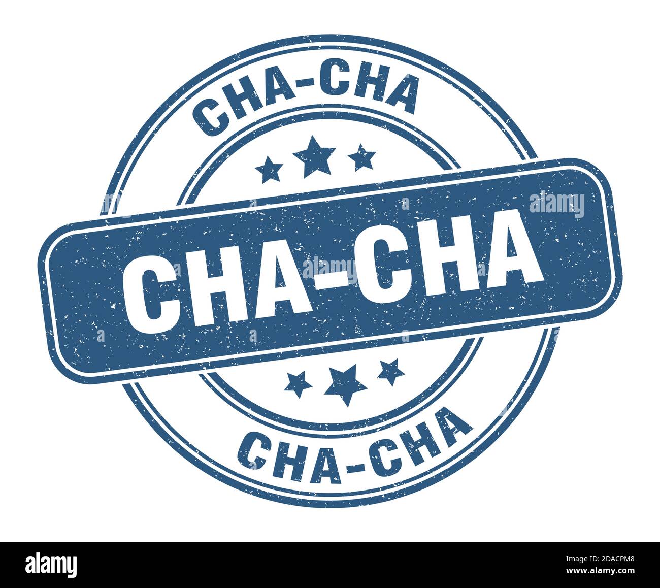 cha-cha stamp. cha-cha sign. round grunge label Stock Vector Image ...