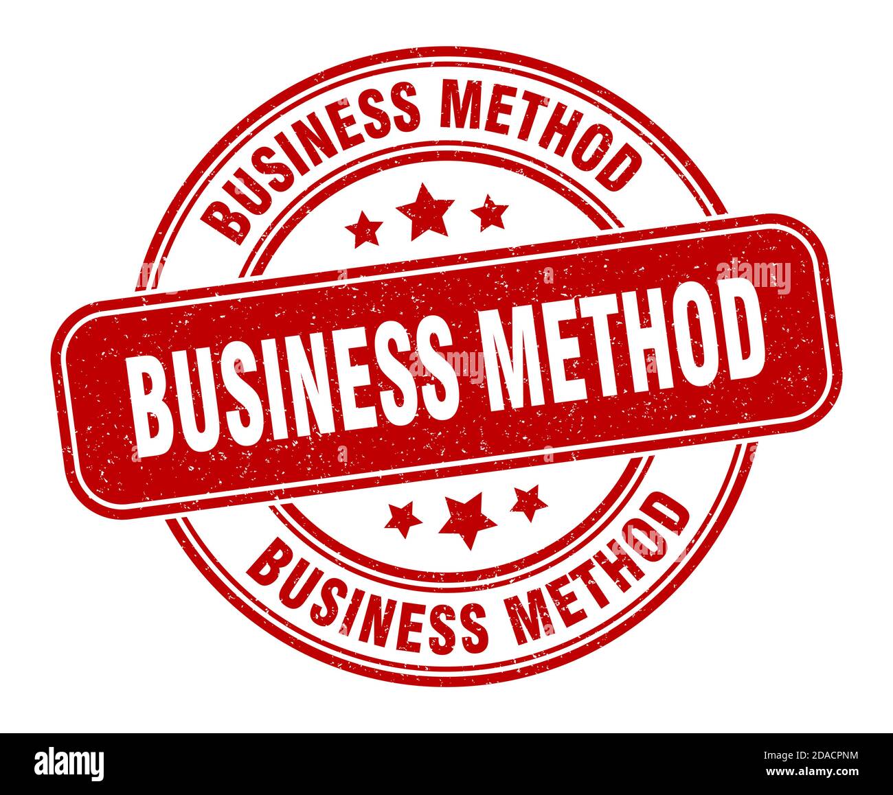 business method stamp. business method sign. round grunge label Stock ...