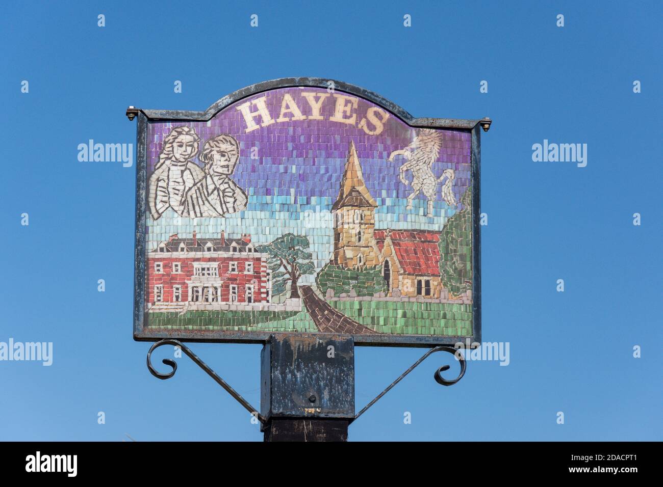 Village sign bromley london uk hi-res stock photography and images - Alamy