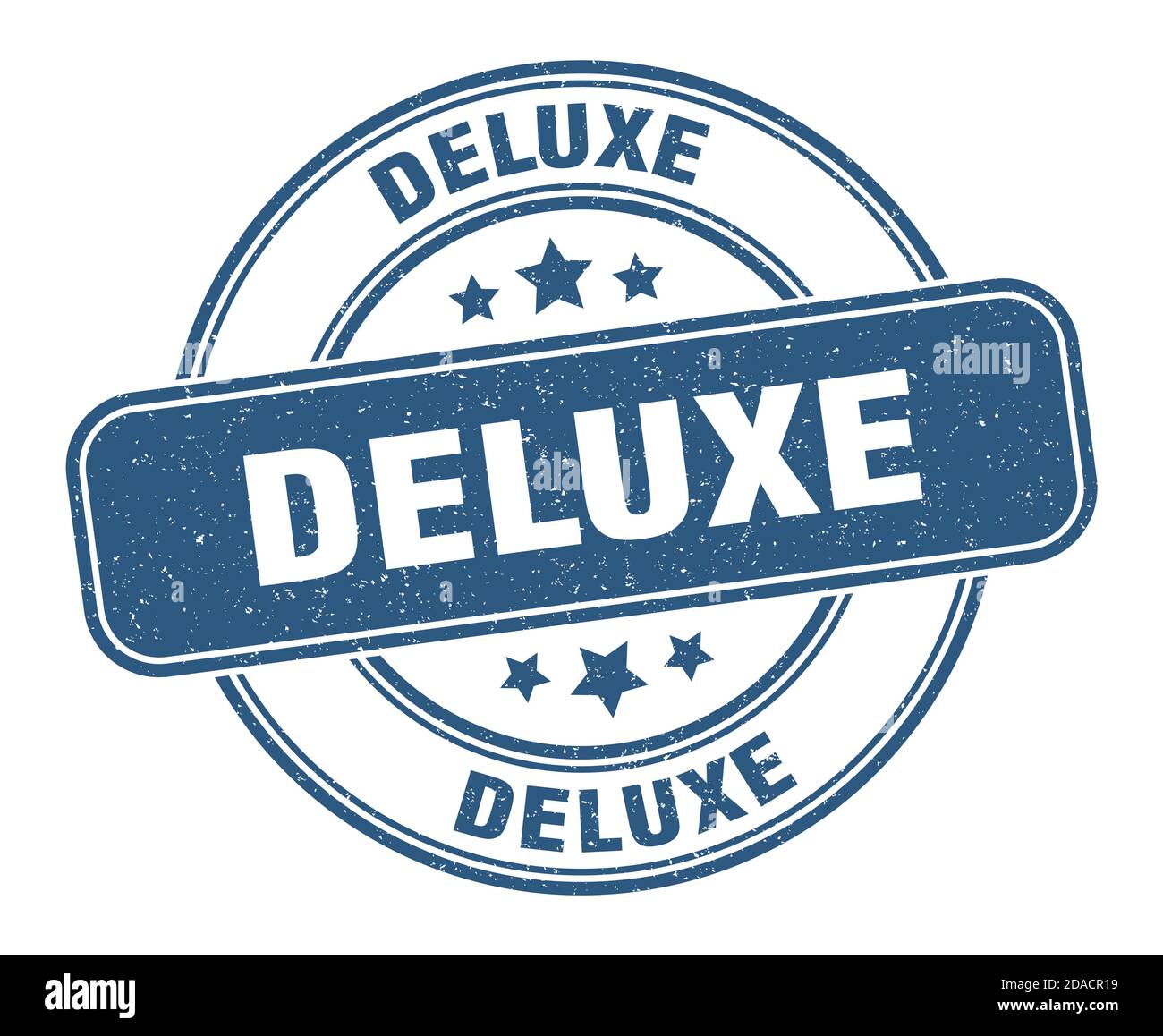 deluxe stamp. deluxe sign. round grunge label Stock Vector Image & Art ...