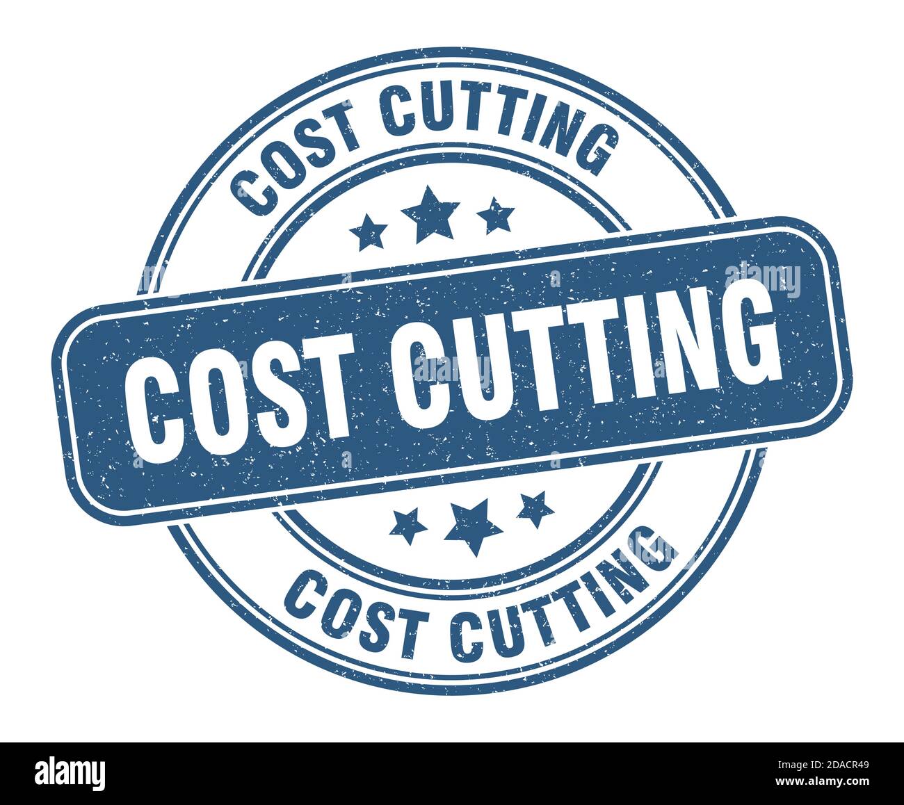cost cutting stamp. cost cutting sign. round grunge label Stock Vector ...