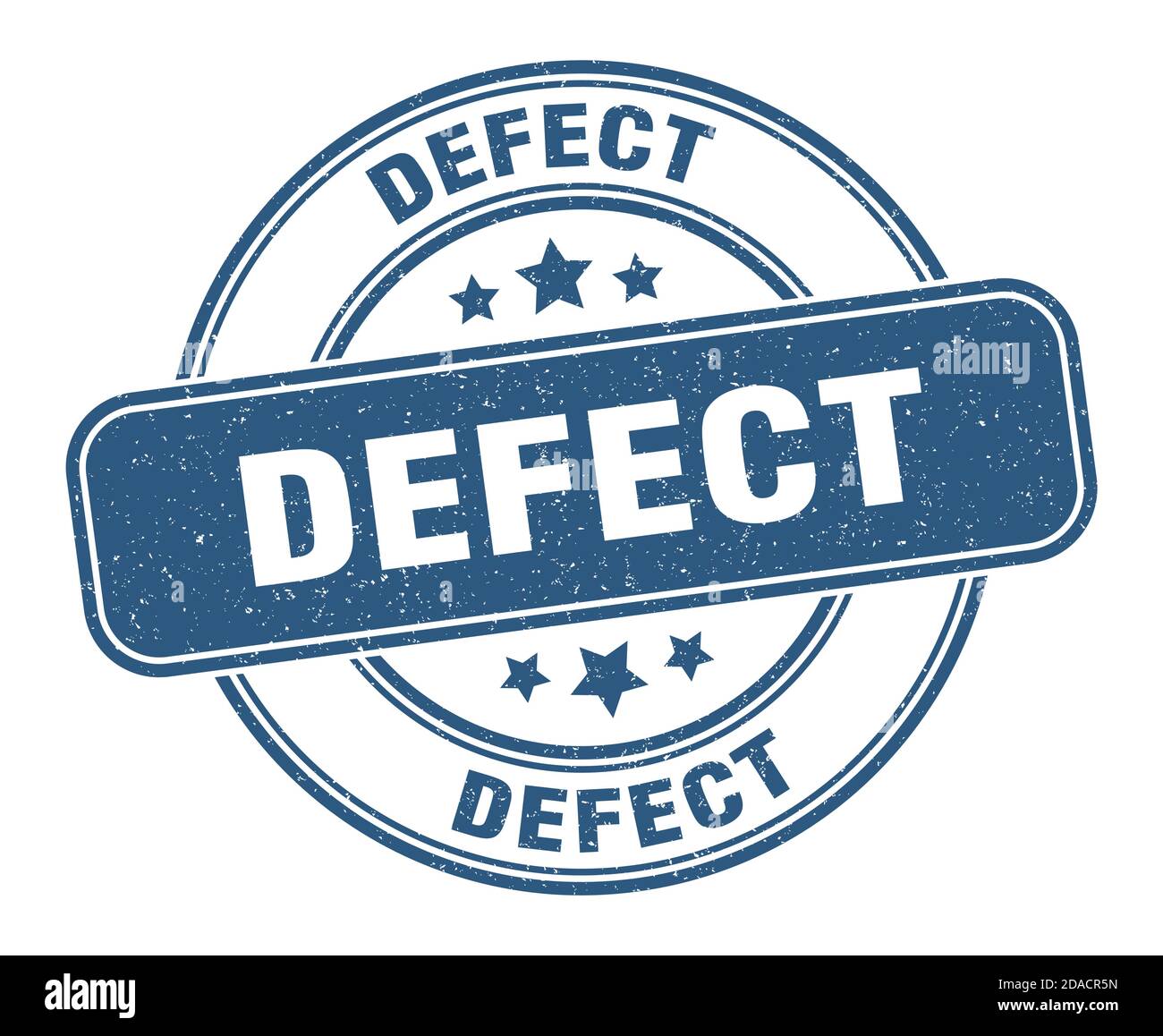 defect stamp. defect sign. round grunge label Stock Vector Image & Art ...