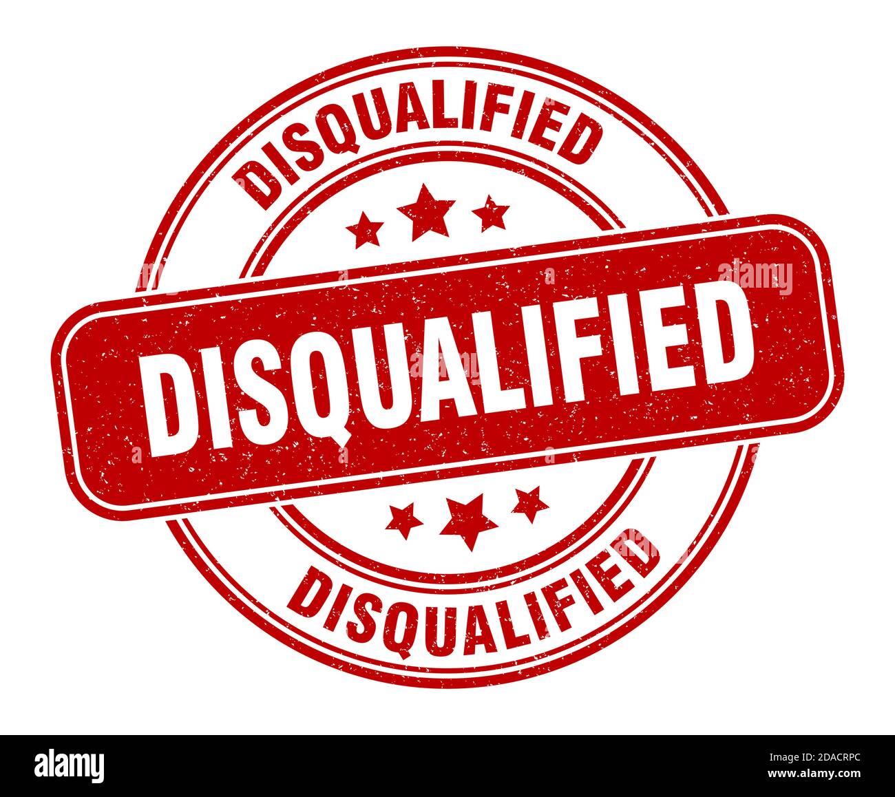 Disqualified Stock Vector Images - Alamy