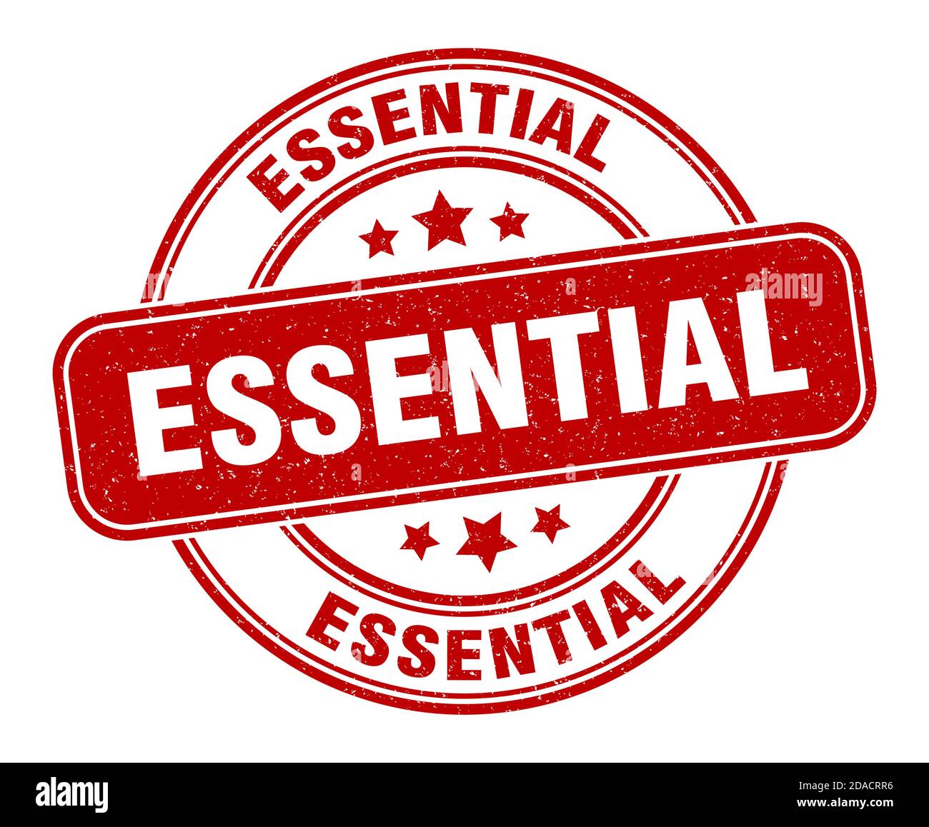 essential stamp. essential sign. round grunge label Stock Vector Image ...