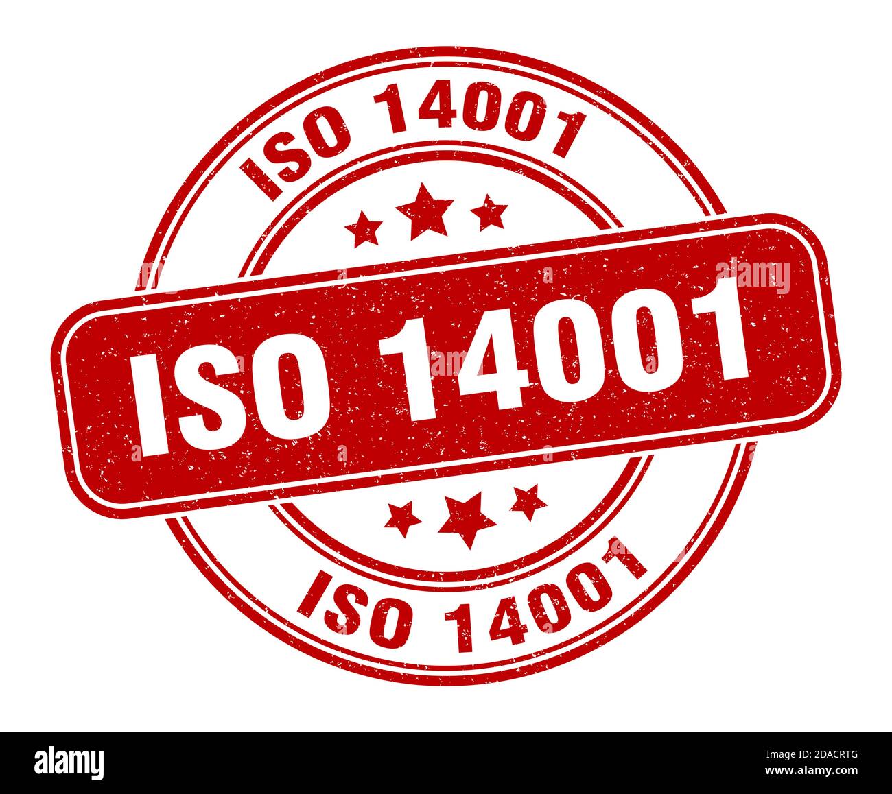 iso 14001 stamp. iso 14001 sign. round grunge label Stock Vector Image ...