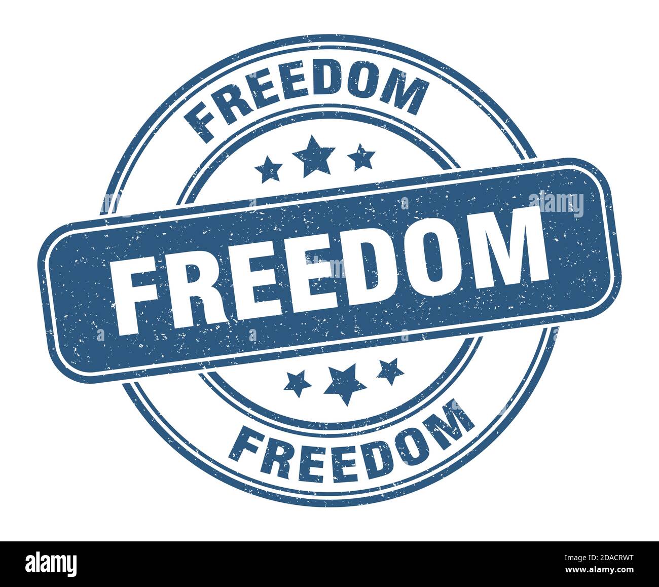 freedom stamp. freedom sign. round grunge label Stock Vector Image ...