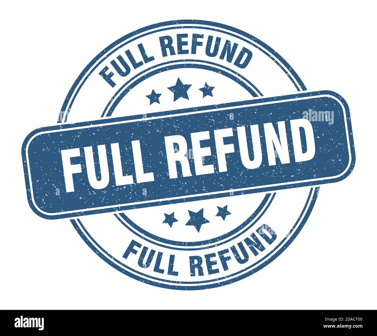 Full refund rubber stamp hi-res stock photography and images - Alamy