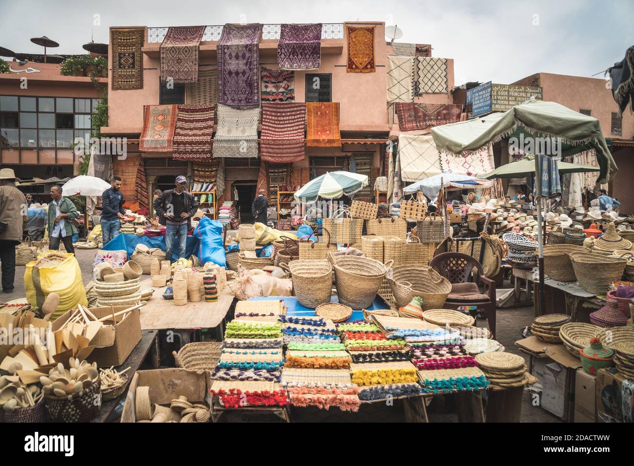 Marrakech marrakesh clothes shop hi-res stock photography and images ...