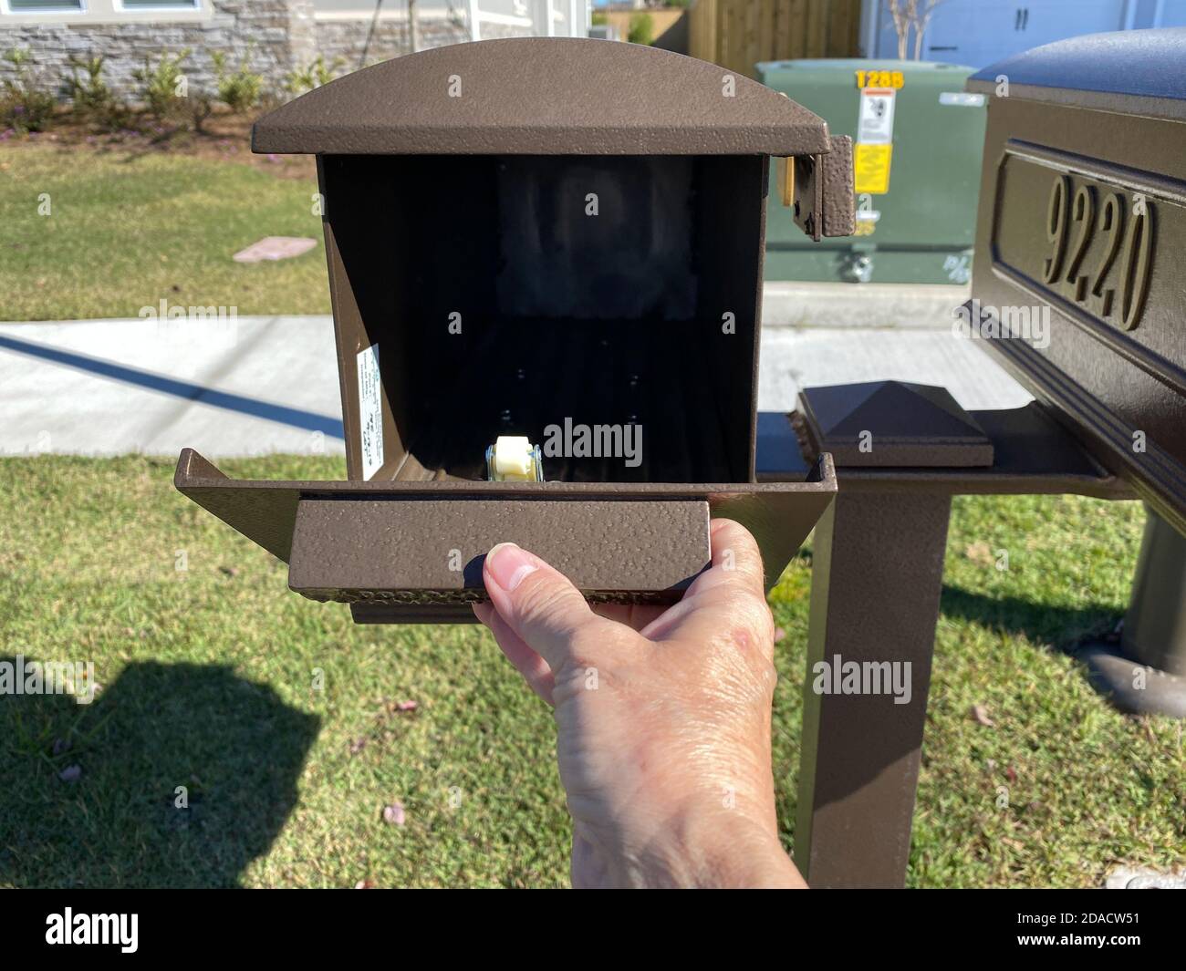 Opening mailbox hi-res stock photography and images - Alamy