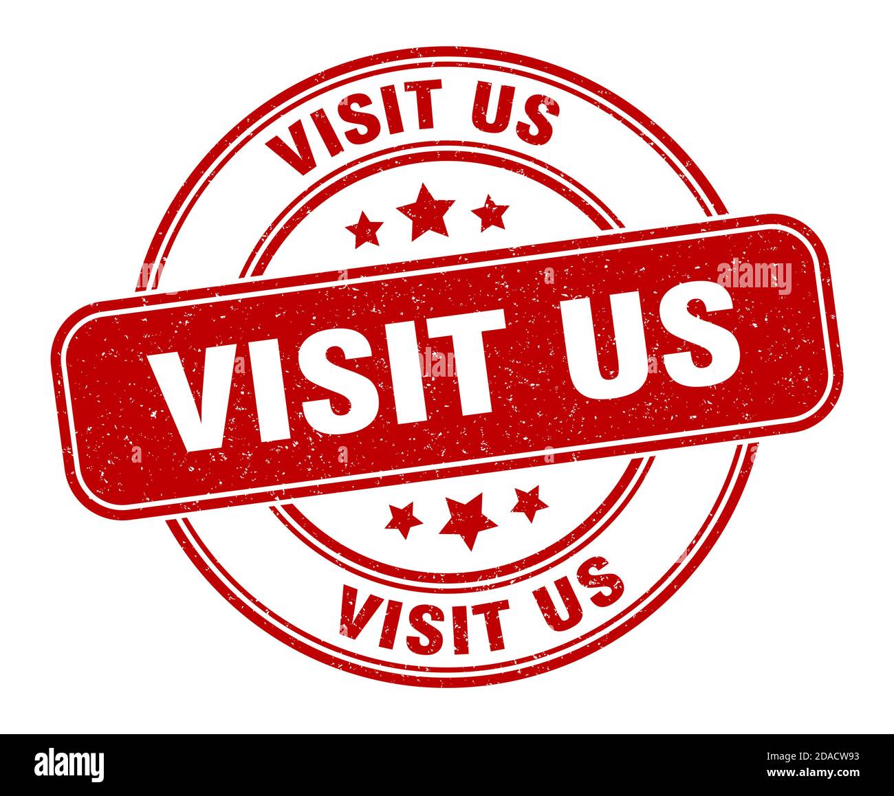 visit us stamp. visit us sign. round grunge label Stock Vector Image ...