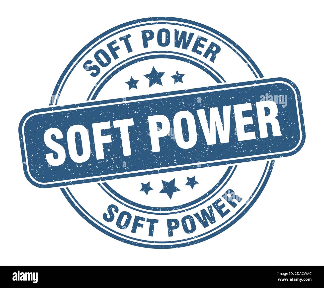 soft power stamp. soft power sign. round grunge label Stock Vector ...