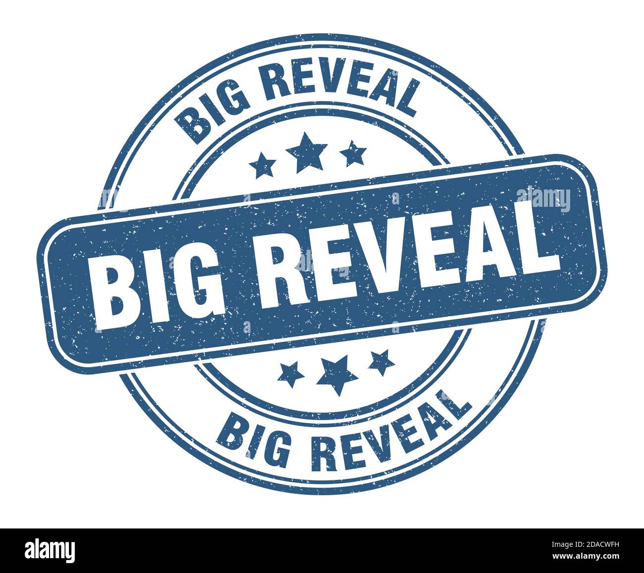big reveal stamp. big reveal sign. round grunge label Stock Vector ...
