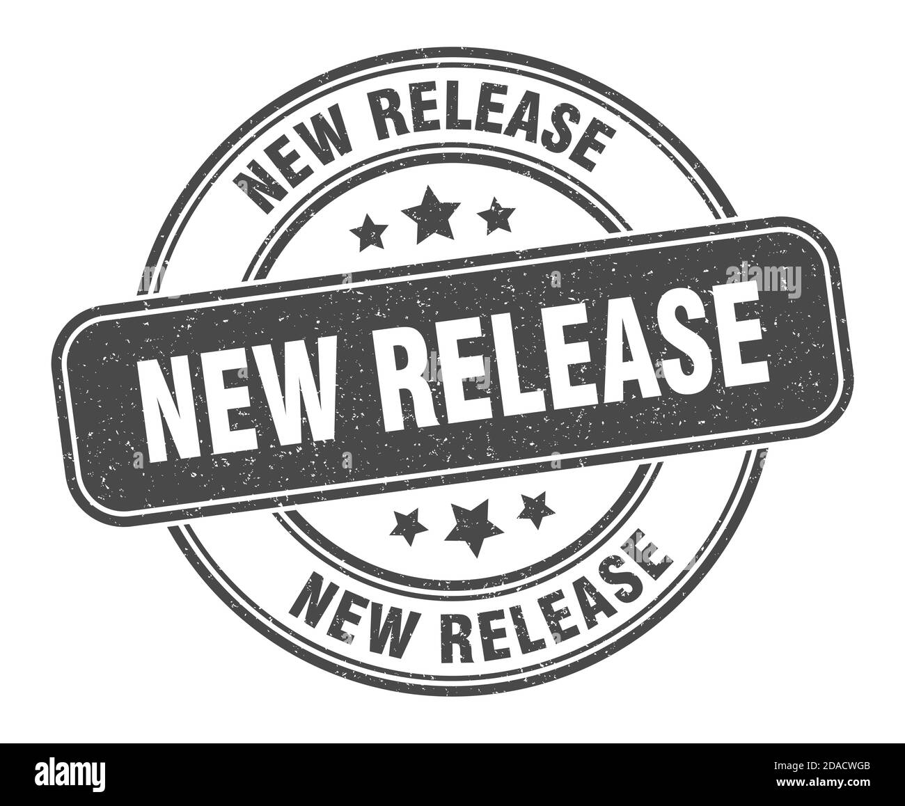 new release stamp. new release sign. round grunge label Stock Vector ...