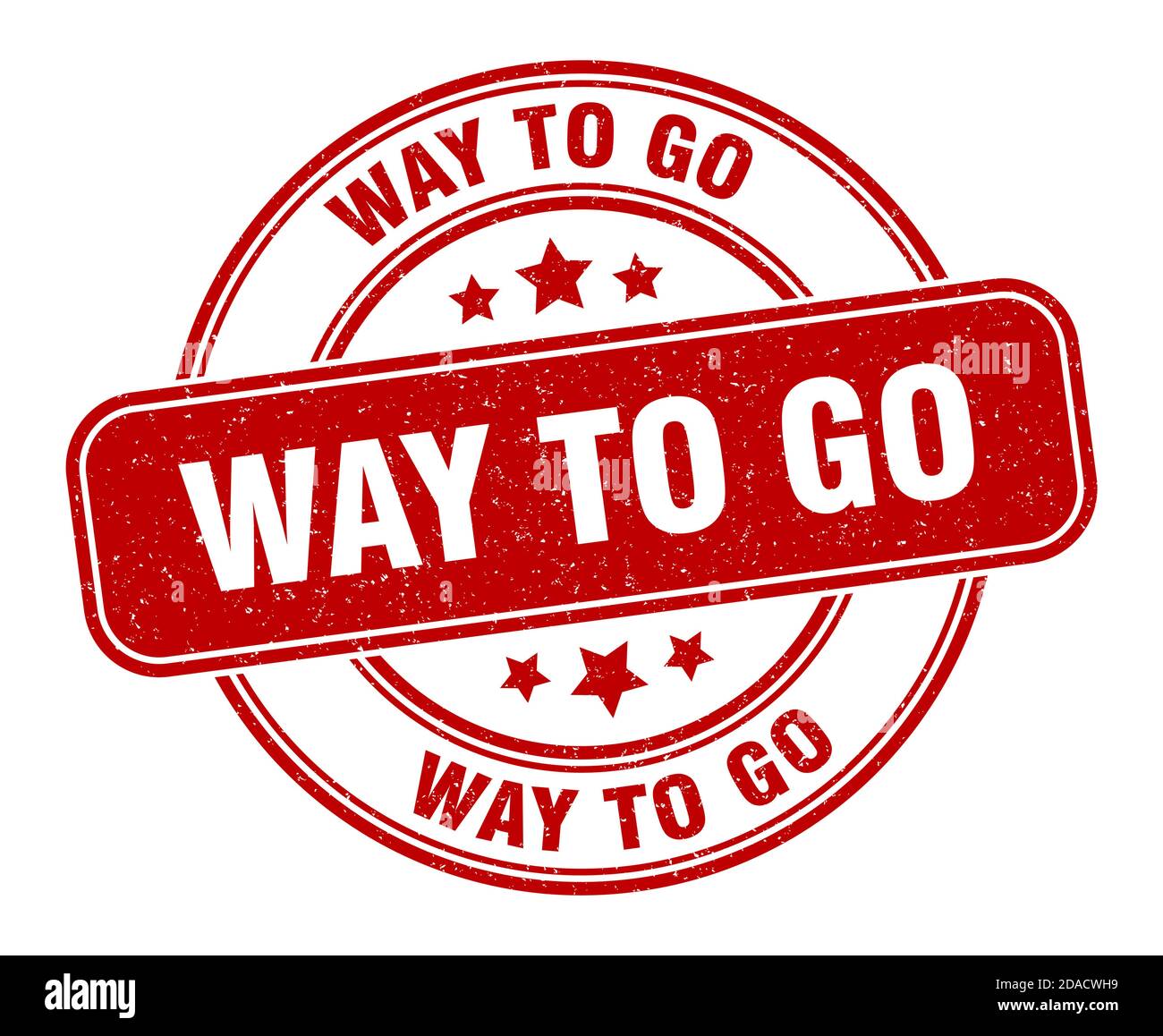 way to go stamp. way to go sign. round grunge label Stock Vector Image ...