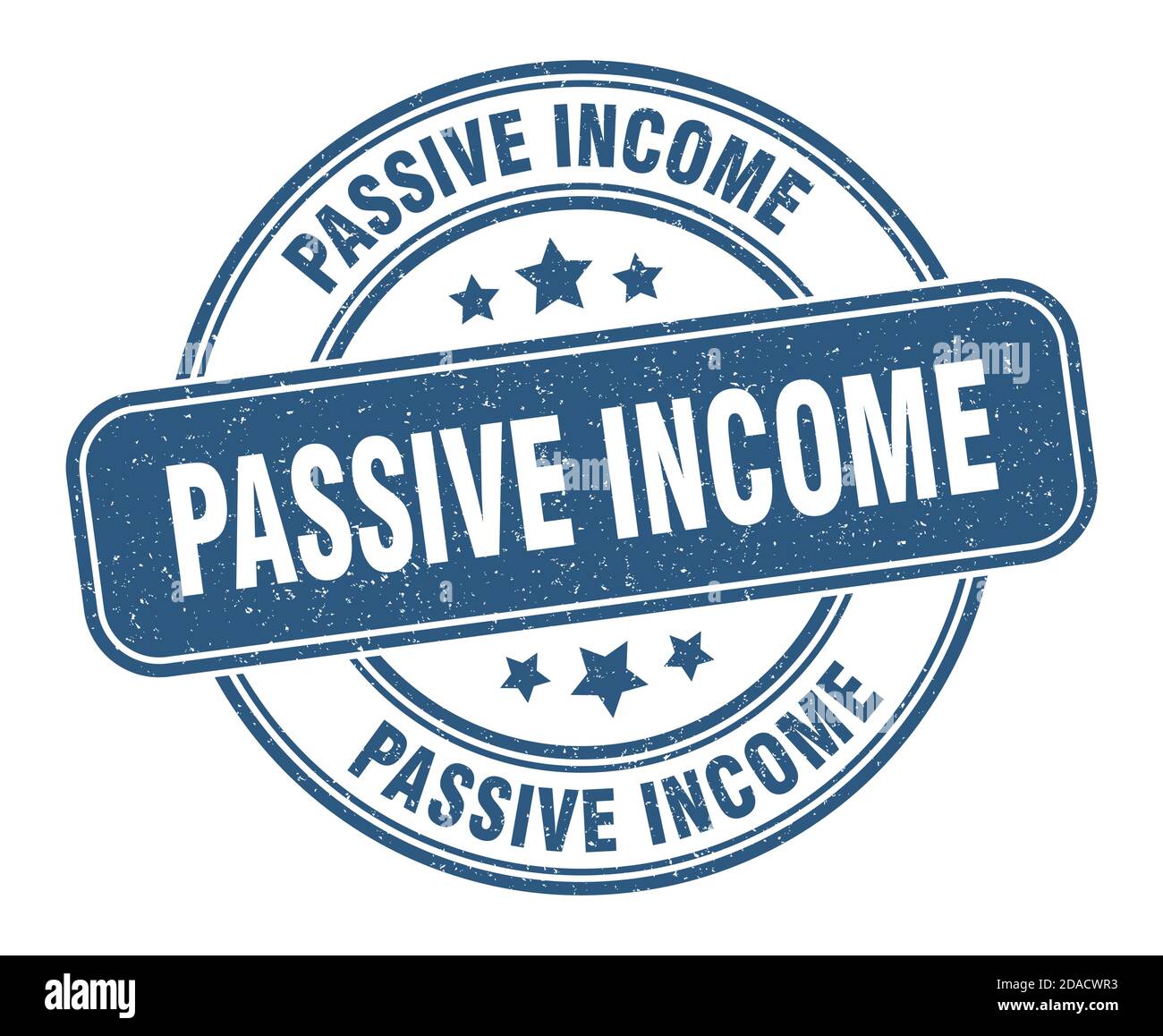 passive income stamp. passive income sign. round grunge label Stock ...