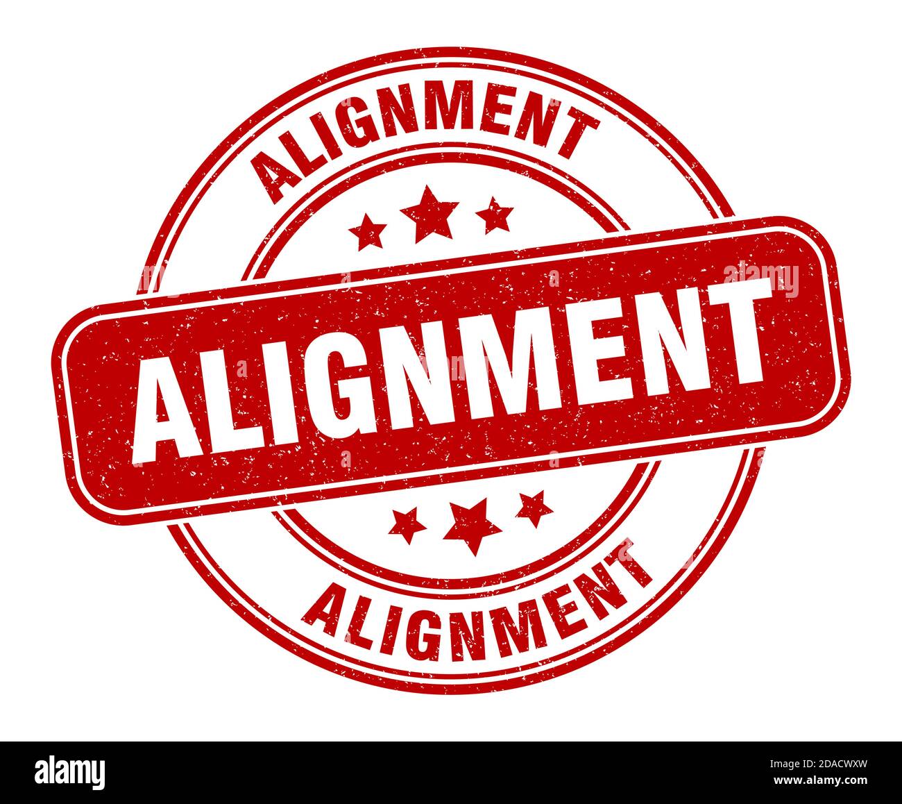 alignment stamp. alignment sign. round grunge label Stock Vector Image ...